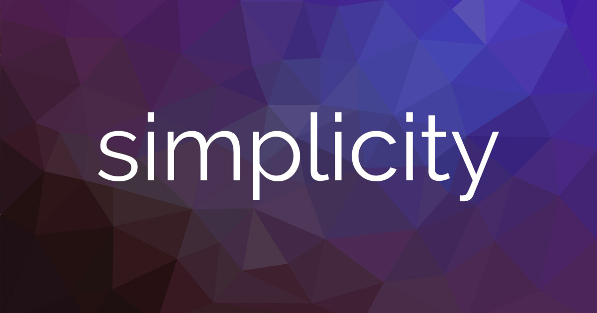 Simplicity | Grace Chapel